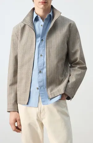 Mango Button Detailed Jackets For Men
