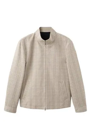 Mango Prince Of Wales Checked Jacket