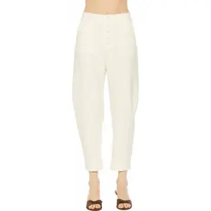 ALEXIA ADMOR Hollis Barrel Pants - Ivory
