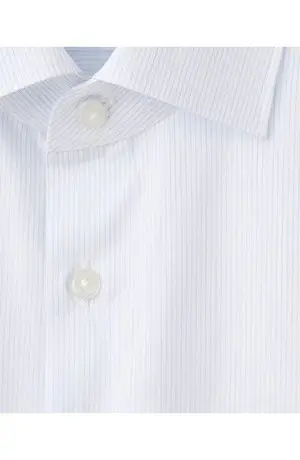 Mango Slim Fit Stripe Cotton Button-up Shirt