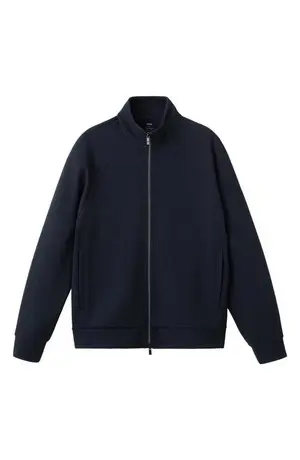 Mango Regular Fit Technical Zip Sweatshirt