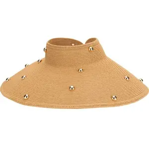 San Diego Hat Bead Accent Wide Brim Visor