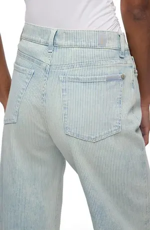 7 For All Mankind Lotta High-waist Wide-leg Jeans