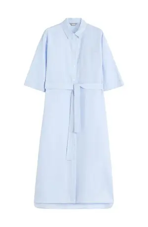 MM BY MAX MARA Tabella Belted Linen Shirt Dress
