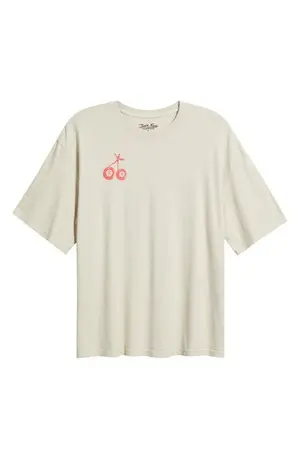 Junk Food 8 Ball Cherries Oversized Cotton Graphic T-shirt