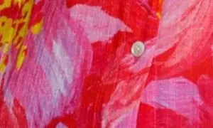 APNY Floral Blouson Sleeve Button-up Shirt