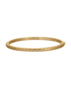 NATIVE GEM Bali Bangle Bracelet - Gold