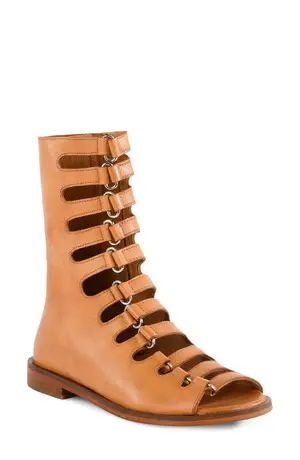 Seychelles Mainstage Strappy Buckle Boot - Tan