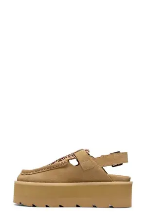 Clarks Slingback Mule - Maple Combination