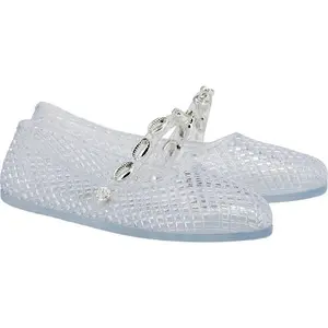 ANCIENT GREEK SANDALS Iro Shells Jelly Flat - Clear