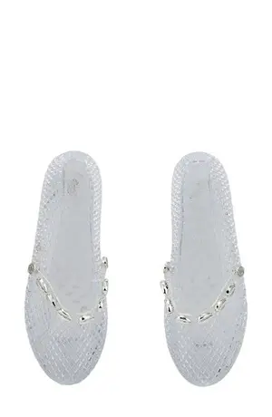 ANCIENT GREEK SANDALS Iro Shells Jelly Flat - Clear