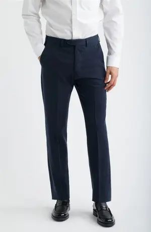 Emporio Armani Flat Front Pants For Men