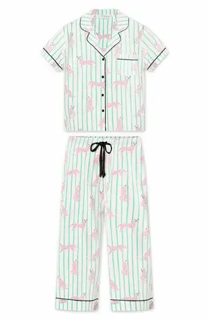 PJ Salvage Whimsy Print Pajamas - Mint