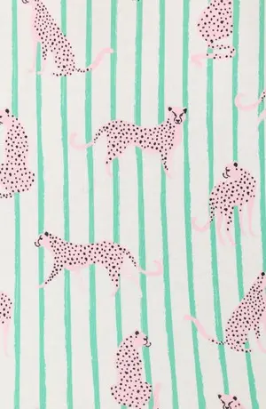 PJ Salvage Whimsy Print Pajamas - Mint