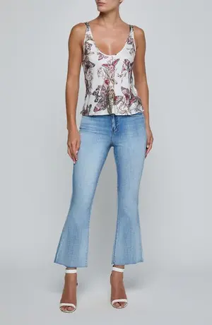 L'Agence Eddie Bias Cut Tank