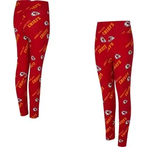 CONCEPTS SPORT Kansas City Chiefs Mosaic Allover Print Leggings At Nordstrom Red