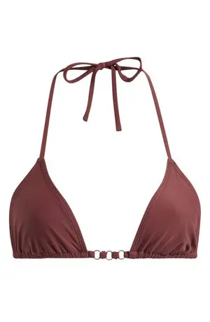 PACSUN Gardenia Triangle Swim Top