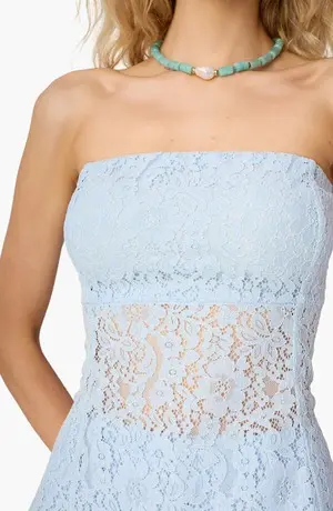 Cami Nyc Bijou Strapless Lace Top - Dew