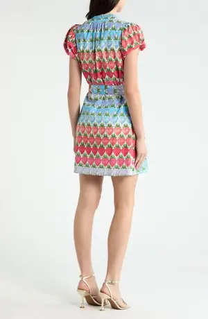 SUGARLIPS Berry Burst Cotton Mini Dress