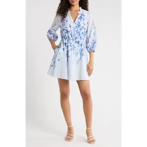 SUGARLIPS Cotton Minidress - Light Blue
