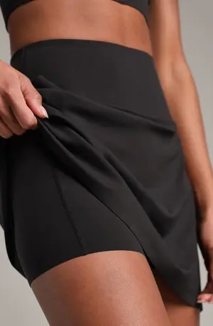 RHONE Course To Court 16-inch Sport Skort - Black