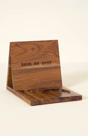 UNCOMMON GOODS Book Nook Reading Valet - Brown