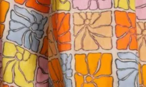 APNY Printed Cotton Button-up Shirt - Yellow Multi