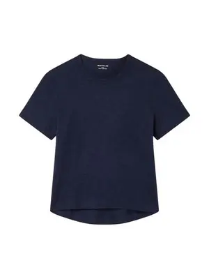 Whistles Emily Ultimate Short Sleeve T-shirt - Navy