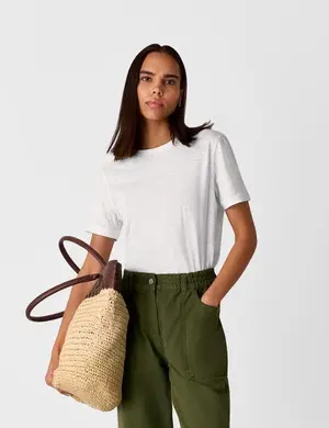 WHISTLES Whistles Emily Ultimate Crew Neck T-Shirt