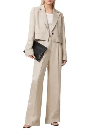 ALLSAINTS Helena Pleated Trousers