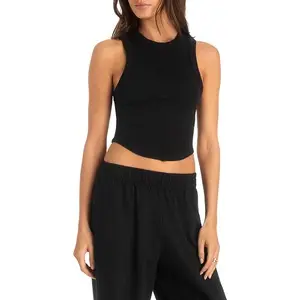Vitamin A® Daybreak Essential Crop Tank - Black