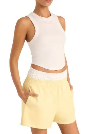 Vitamin A® Daybreak Essential Crop Tank - White