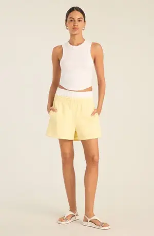 Vitamin A® Daybreak Essential Crop Tank - White
