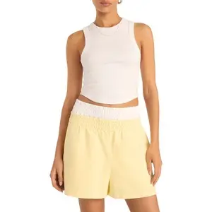 Vitamin A® Daybreak Essential Crop Tank - White