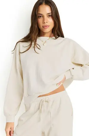 Vitamin A® Classic Cotton Sweatpants - Cream