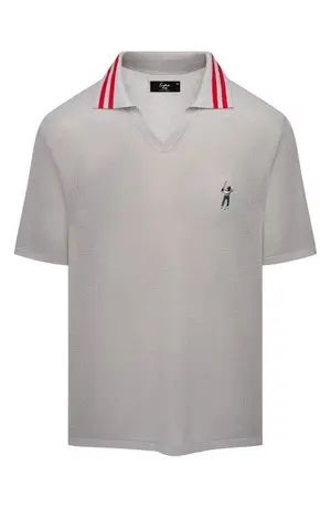 EASTSIDE GOLF Johnny Collar Polo - Opal Grey