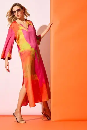 Natori Soleil Caftan - Stripe