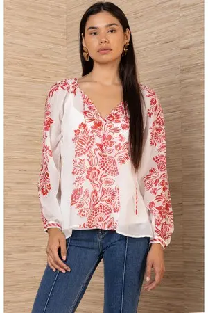 Hale Bob Tie Detailed Blouses
