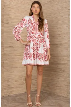 Hale Bob Demelza Jersey Dress - Red