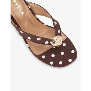 Carvela Sorano Woven Block-heel Sandals