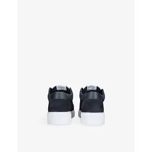 CLEENS Luxor Suede And Mesh Trainers - Navy