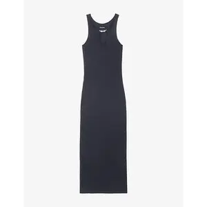 Zadig&Voltaire Tiffania Wings-brooch Maxi Dress