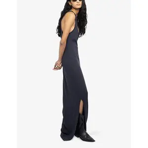 Zadig&Voltaire Tiffania Wings-brooch Maxi Dress