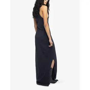 Zadig&Voltaire Tiffania Wings-brooch Maxi Dress