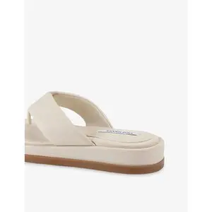 Steve Madden Faux-leather Sandals - White/comb