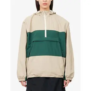 On Zendaya X" Half-zip Color-block Anorak Jacket - Kasha