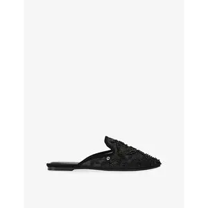 Carvela Evelina Lace Mules - Black