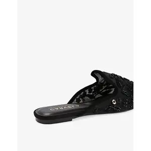 Carvela Evelina Lace Mules - Black
