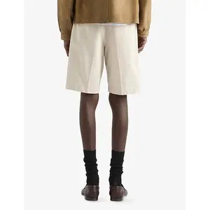 Prada Relaxed-fit Cotton Bermuda Shorts