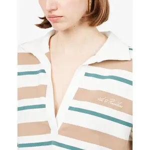 4TH & RECKLESS Sophie Rugby Stretch-cotton Top